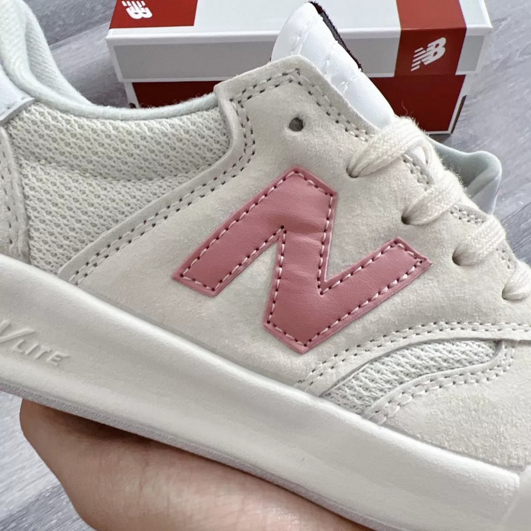 Giày Newbalence 300 Hồng Siêu Cấp - Xám Sneaker | Giày Sneaker Rep 1:1